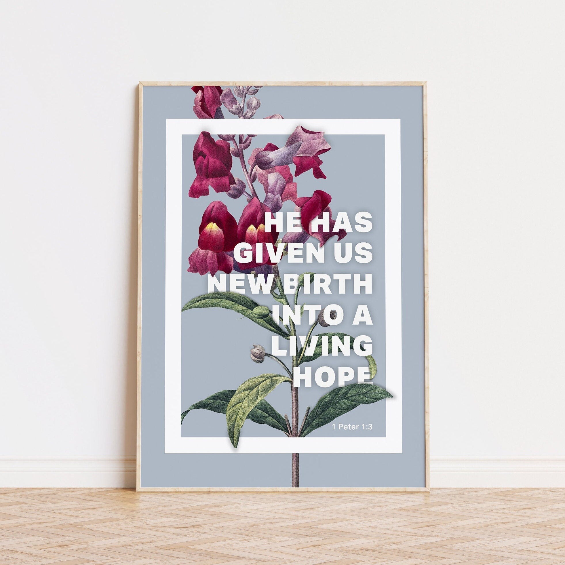 1 Peter 1 Verse 3 Poster We Have This Hope The Christian Poster Company 1 Peter 1 Verse 3 Poster We Have This Hope The Christian Poster Company